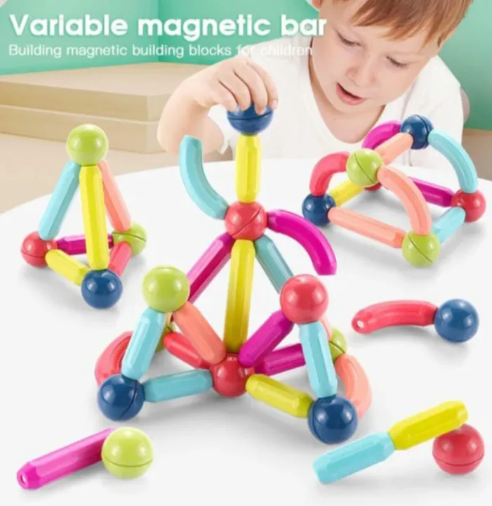 "Magic Magnetic Blocks for Kids - 10 PCS Set of Magnetic Blocks ...