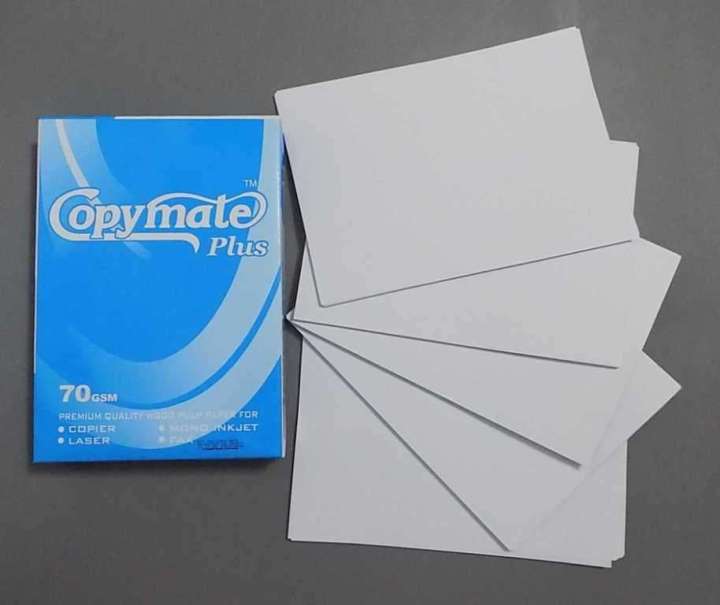 70 gsm / Gram | Copy mate | A4 paper ream | 500 sheets | Daraz.pk