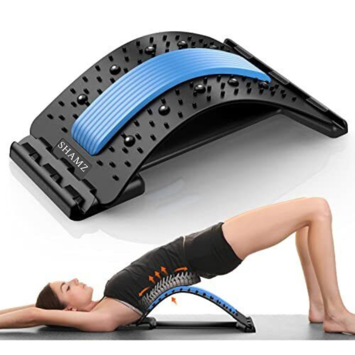 Back Stretcher Lower Lumbar Massage Support Spine Pain Relief Back ...