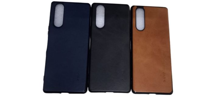 Sony Xperia 5 / XZ5 Smooth Leather TPU Protective Back Cover Slim Fit ...