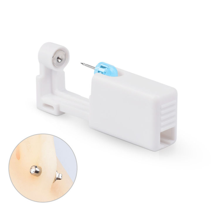 Disposable Stainless Steel Ear Piercing Tool Self-Piercing Ear Studs ...