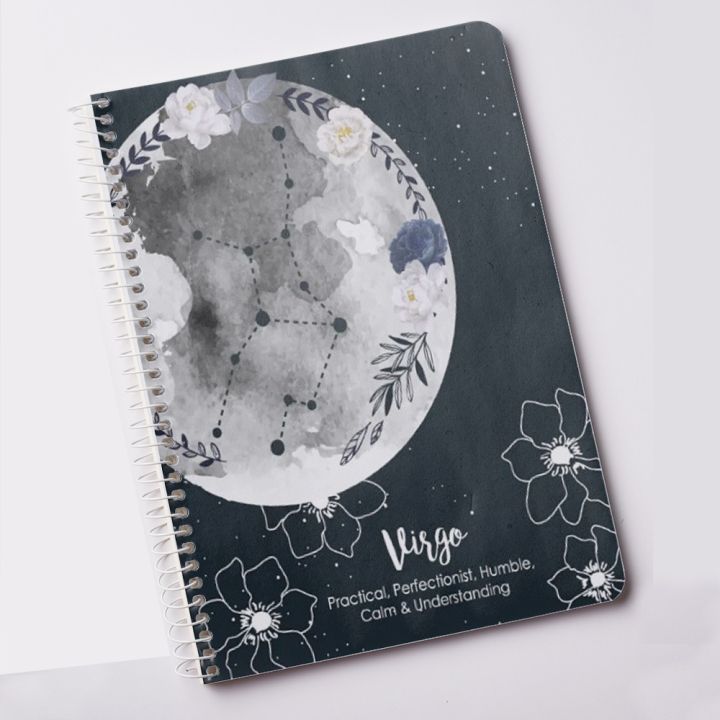 Virgo Vista Notebook Cosmic Zodiac Sign For Students Girls And Boys ...