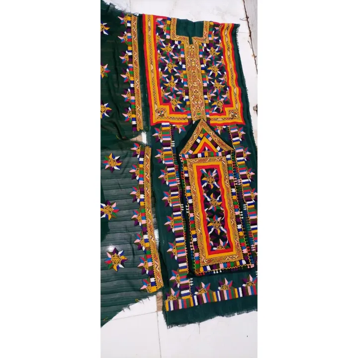 Handmade Balochi Dress Women's Long Maxi Dress Boho Style Chaniya ...
