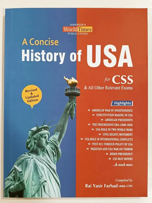 A Concise History Of USA For CSS By Rai Yasir Fahad -Jahangir's World ...