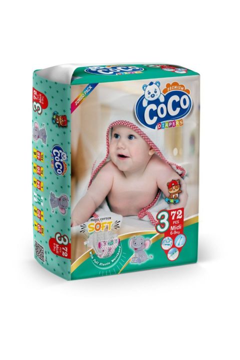 Coco Pampers Pants Baby Diapers (Size large, Peice 64) | Daraz.pk
