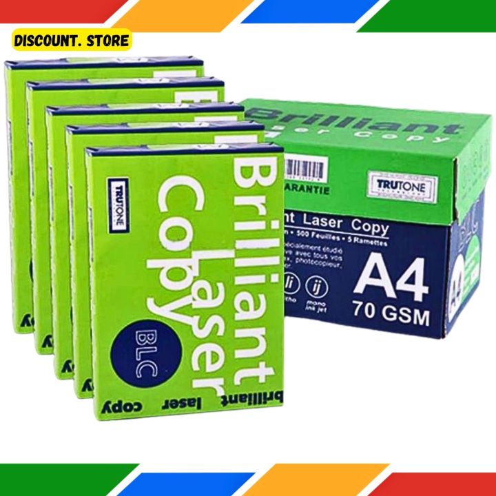 Brilliant Laser Copy A4 Paper Ream (500 Sheets) – High Quality Printing & Copy Paper | Daraz.pk