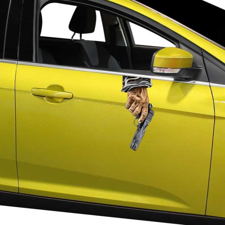 Gangsta Car Sticker, Car Decal, Funny Bumper Sticker, Vinyl Sticker ...