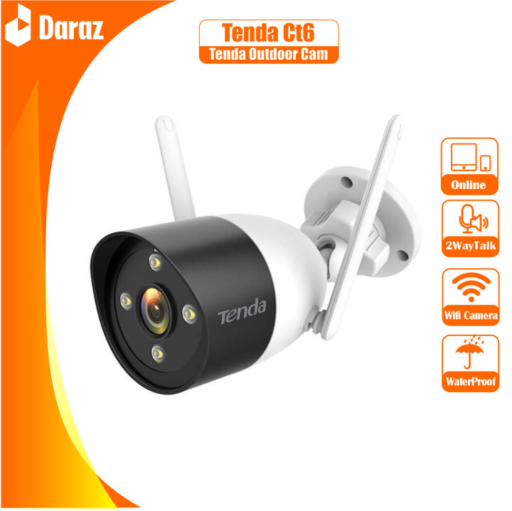 Tenda CT6 CCTV Wifi Camera Full color 24 hrs with microphone and ...