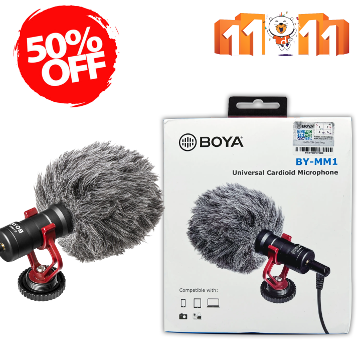 [FREE DELIVERY] Boya BY MM1 Professional Mic - PREMIUM + FLAT 50% OFF | Daraz.pk