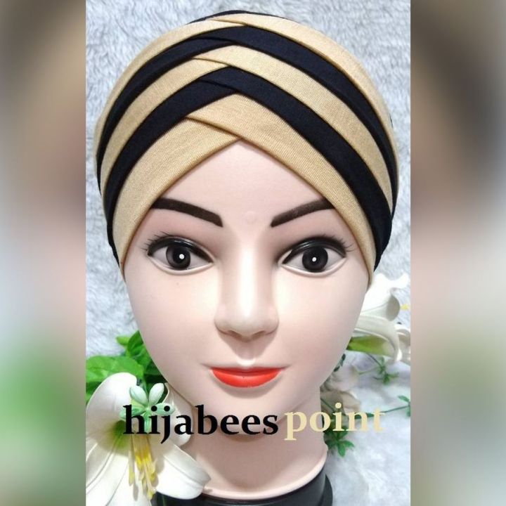 6D Hijab Inner 10 step Layer Cap For Women & Girls PACK OF 2 | Daraz.pk