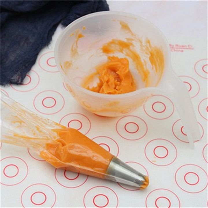 Anti-Drop With Handle Plastic salad Cream Icing Coloring Bowl Mixing ...