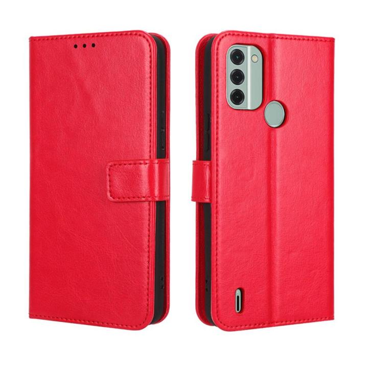 lthmy for Nokia C31 Case Wallet PU Leather Back Cover Stand Holder Flip ...