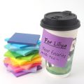 Kawaii Cute Pastel Color Sticky Notes 4x3 inches 100 Sheets Solid Color ...