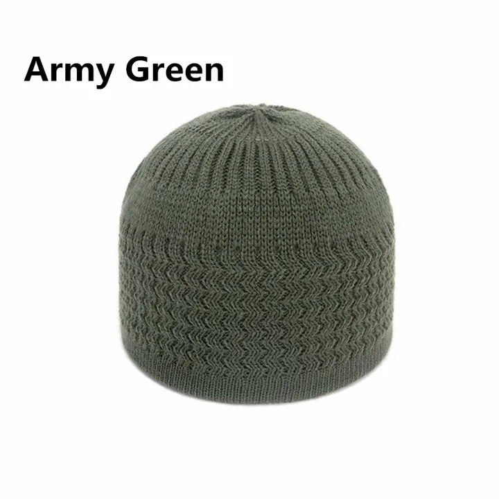 Knitted hat Skull Cap Men Prayer Mosque Hats Beanies Cap Islamic Muslim ...