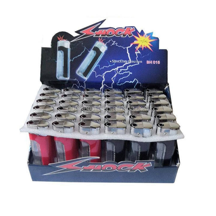 1pc Electric Shock Lighter Prank Toy, Electric Man Design, Random Color ...