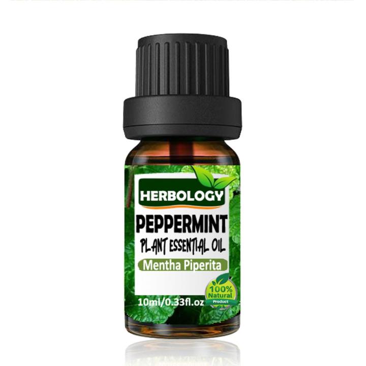 Peppermint Essential Oil 100% Pure Therapeutic Grade, Steam Distilled ...