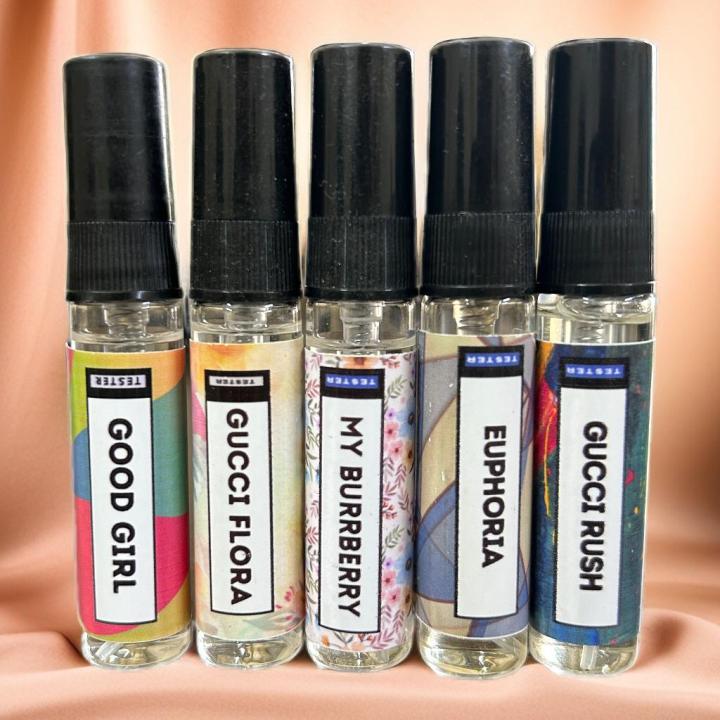 Perfumyst - Top 5 Spray Samples - For Women - 5ML Each | Daraz.pk