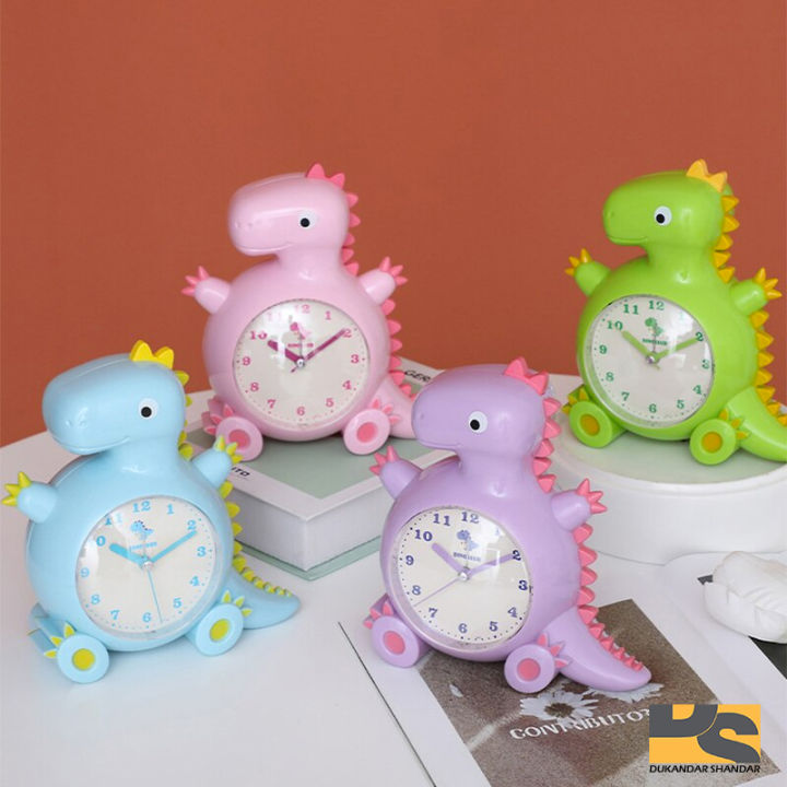 cute Dino alarm clock best for gift desktop clock dinosaur clocks for ...