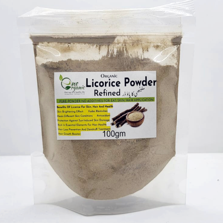 Premium Organic Licorice Root Powder 100g - Natural Skin , Immunity ...