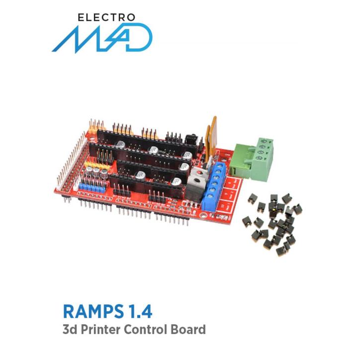 Ramps 1.4 3d Printer Control Board RepRap for Arduino Mega 2560 | Daraz.pk