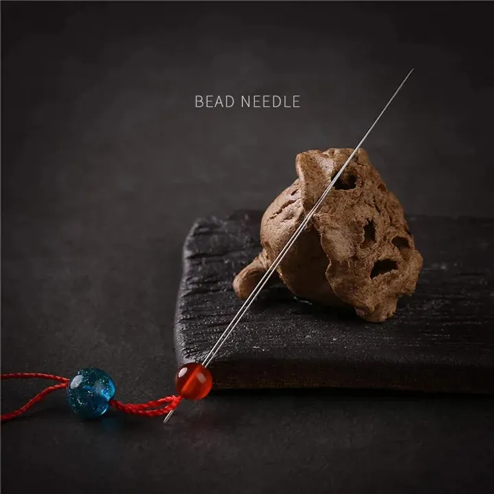 7.5 Beaded Needle Pin Open Curved Needle DIY Beads Bracelet Jewelry ...