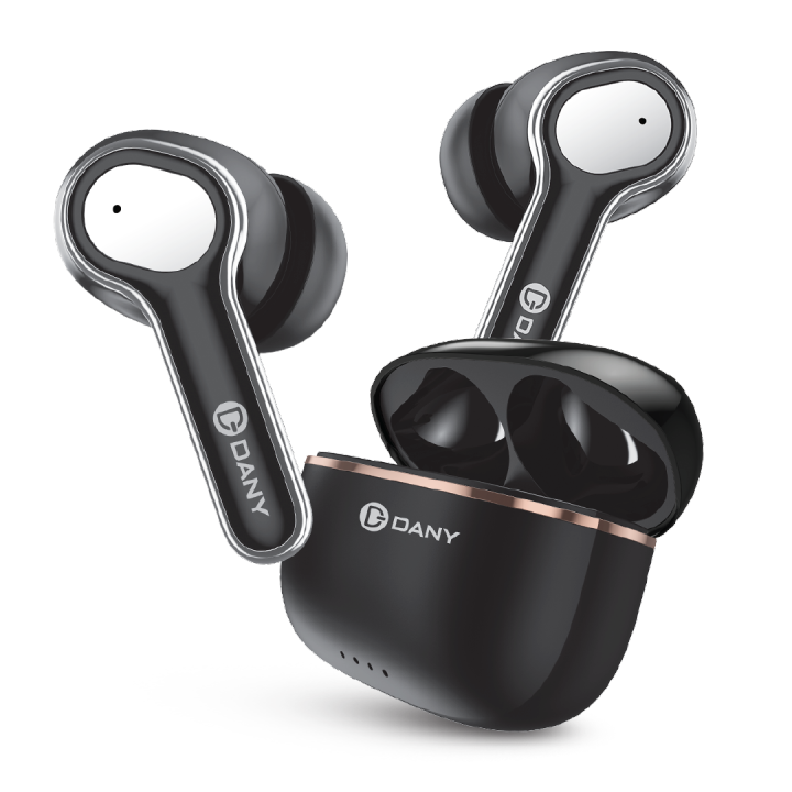 Dany Alpha Airdots 500 Quad MIC ANC Earbuds, Gaming Mode, IPX5 Water ...