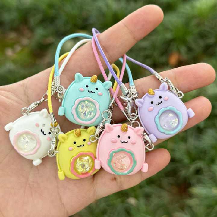 Decorative Keychain Compact Model Unicorn Backpack Accessory Figurine ...