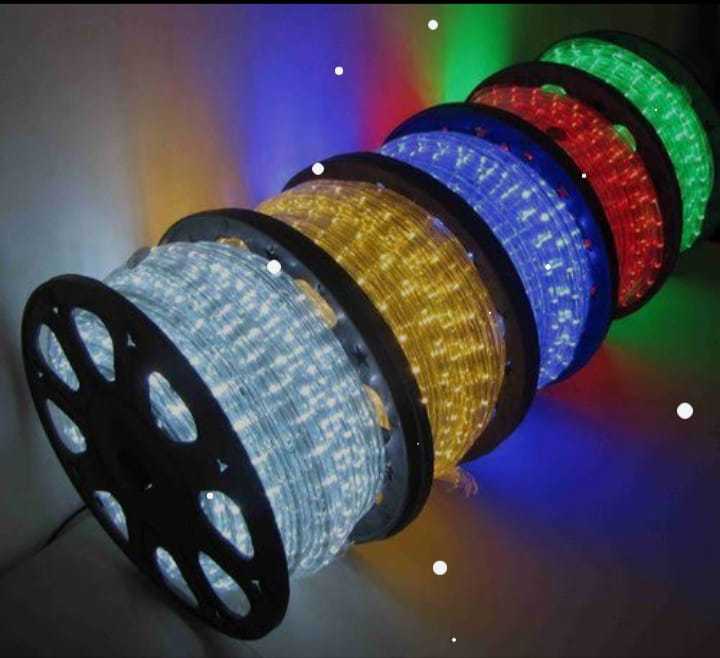LED Strip Rope Light with Adapter - Multi-Color, 1 Meter Ceiling Light ...