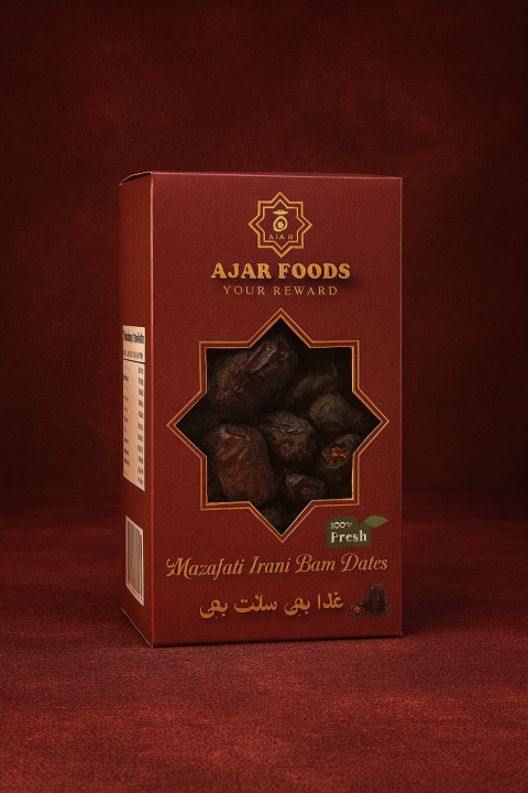 Ajar Irani Dates 500g | Irani Mazafati Dates (Khajoor) | Bam Dates ...