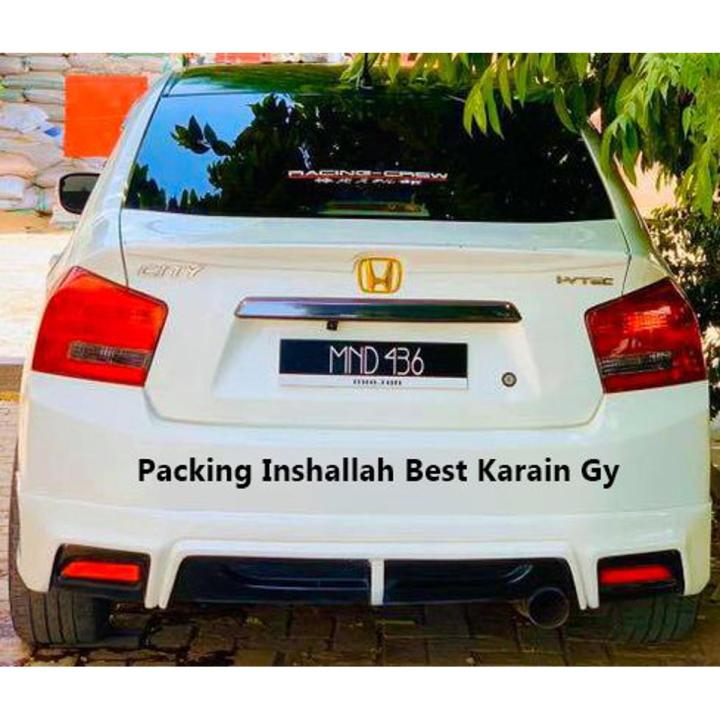 Honda City 2009 - 2021 Trunk Spoiler ( white - black) | Daraz.pk