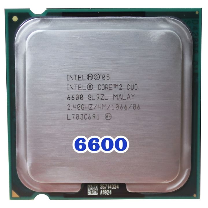 Intel Core 2 Duo E6600 | Dual Core | 2.4GHz | LGA 775 | 65W | E6600 ...
