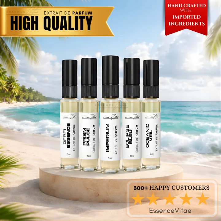 Perfume Testers Pack of 5 | Pocket Perfume Size 5ml Spray | Perfumes ...
