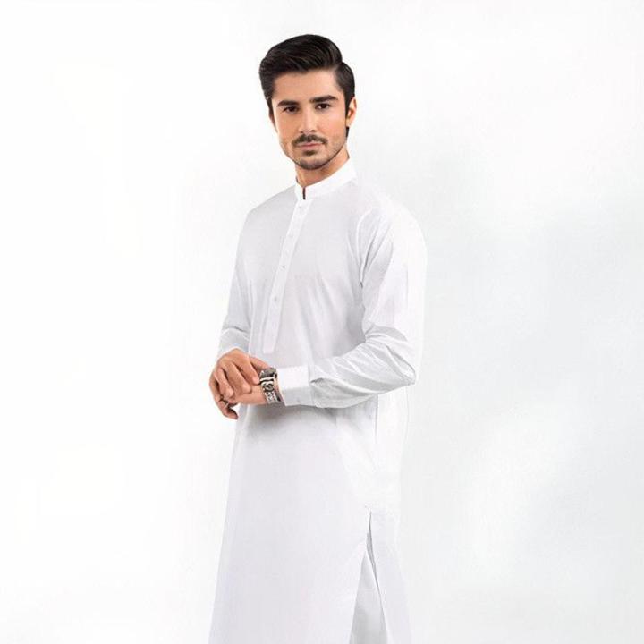 Sher Shah Xpert Wash & Wear Unstitched Fabric - WHITE - WS002 | Daraz.pk