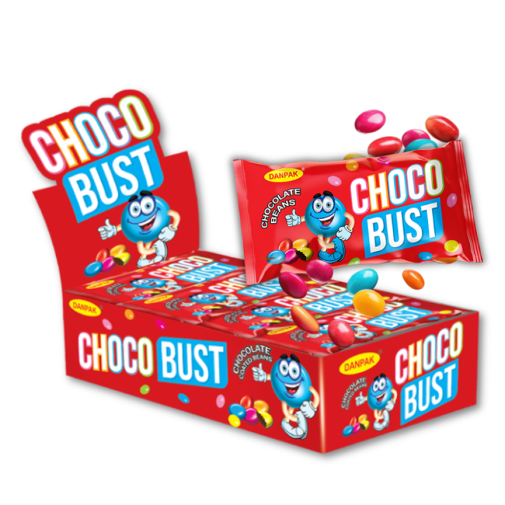 Aamrite DanPak Choco Bust - 8 Pcs Box | Bite-Sized Chocolate Beans ...