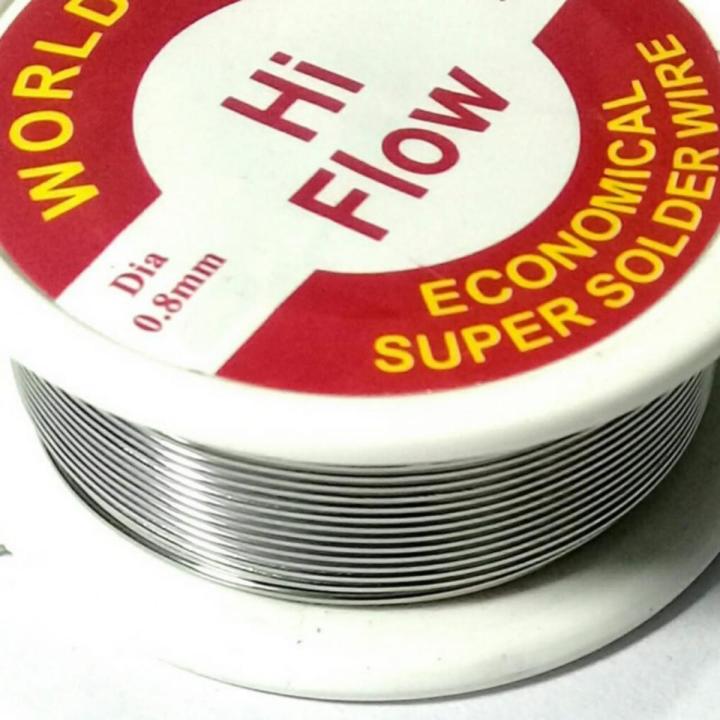 World Wide Hi Flow 0.8mm Solder Wire 50gms / Solderingc / 100% Original ...