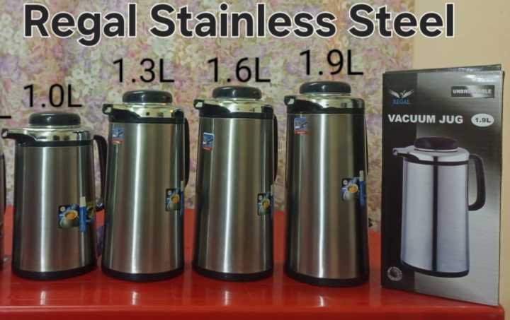 Peacock Regal Stainless Steel Vacuum Thermos Flask – 1 L / 1.3 L / 1.6 ...