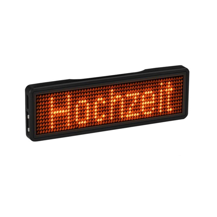 Bluetooth LED Name Badge Rechargeable Light Sign Display LED,Type 2 | Daraz.pk