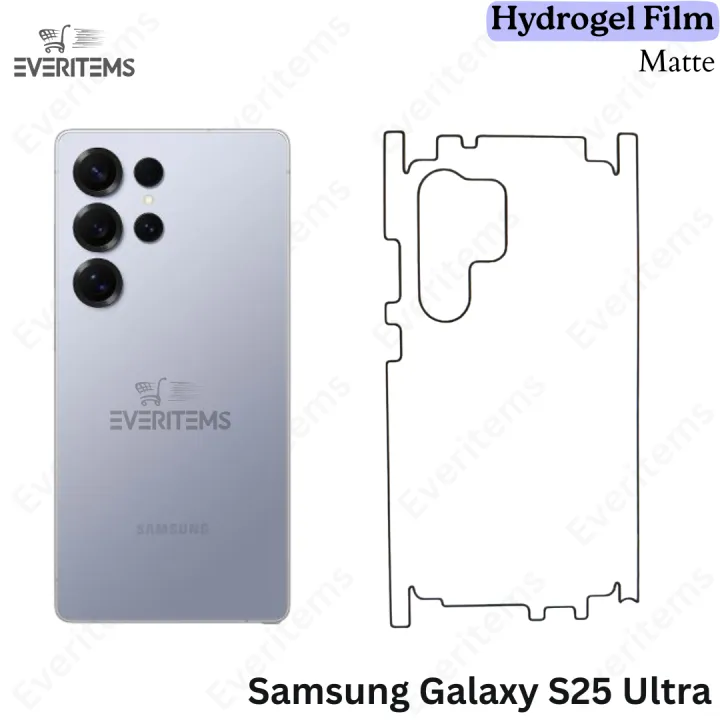 Samsung Galaxy S25 Ultra Matte Hydrogel Film (Back Only) | Anti ...