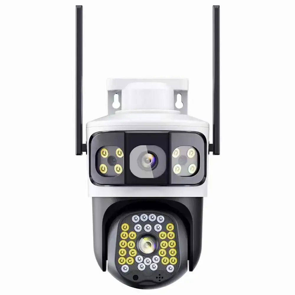 4MP UHD V380APP IP Camera WIFI Dual-Camera Lens with 3 CAM VIew System ...