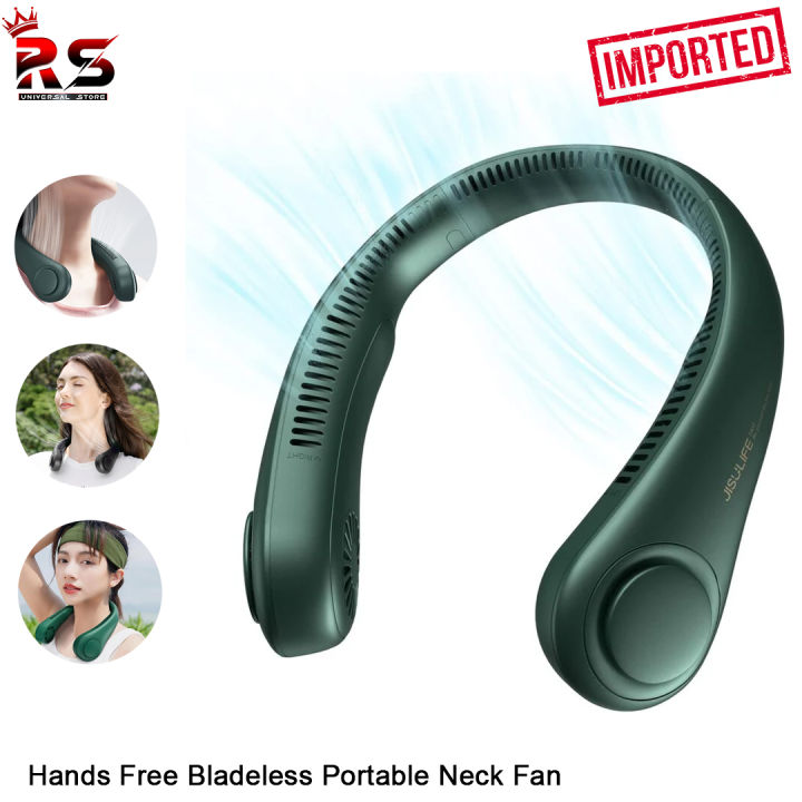 New Portable Neck Fan, Foldable Bladeless Neck Fan, Wearable Cooling ...