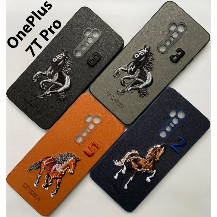 OnePlus 7T Pro – Polo Embroidered Faux Leather Rexine Back Cover ...