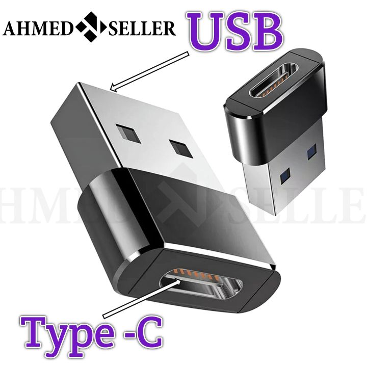 USB OTG Male to TypeC Female Adapter Fast Data and Charging Converter ...
