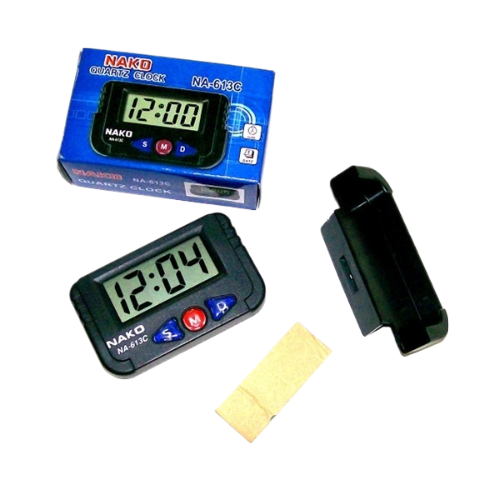 Quartz Clock For Car Dashboard/Office Desk Alarm Clock and Stopwatch ...