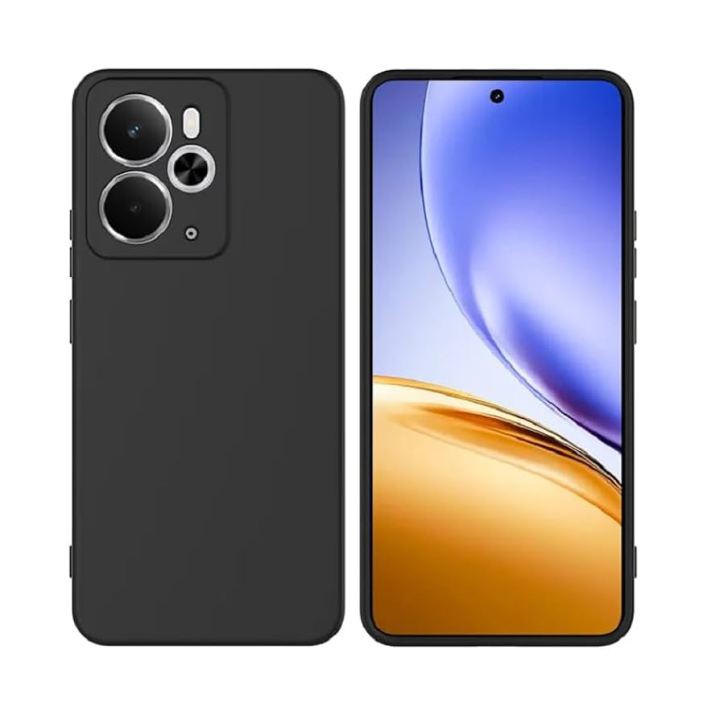 Oppo Realme 14 5G premium silicone phone cover lined with a soft ...