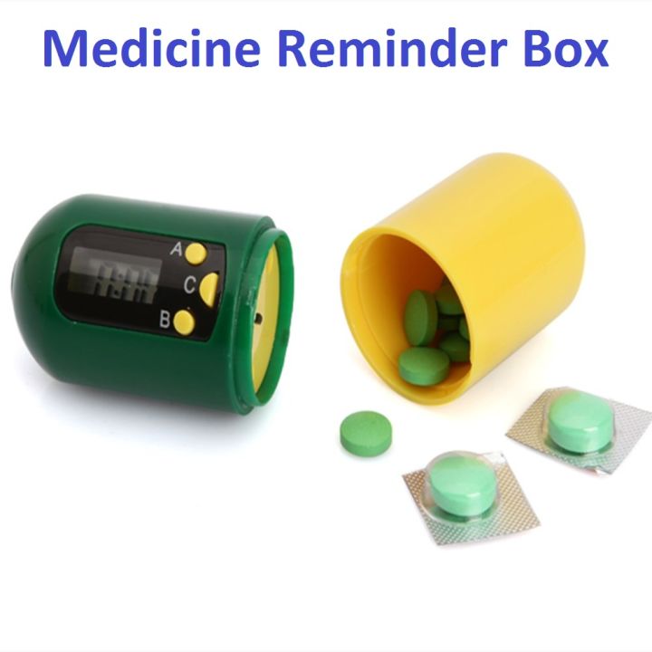 Medicine Box Timer with Storage Compartmet When to take medicine ...