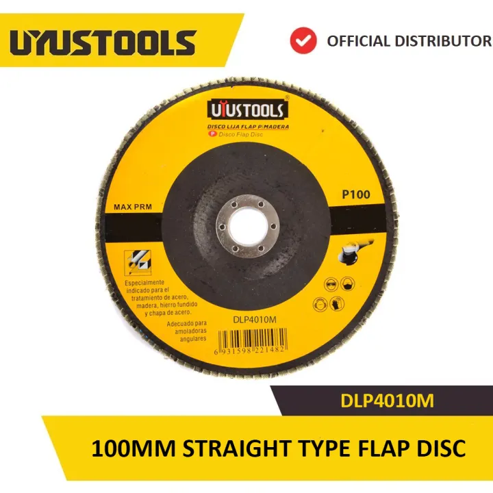 High Performance 100mm x 16mm Straight Type Flap Disc For Grinders ...