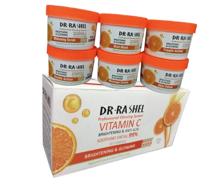 Vitamin C facial Kit 120g | facial kit | 6 in 1 Facial kit | Daraz.pk