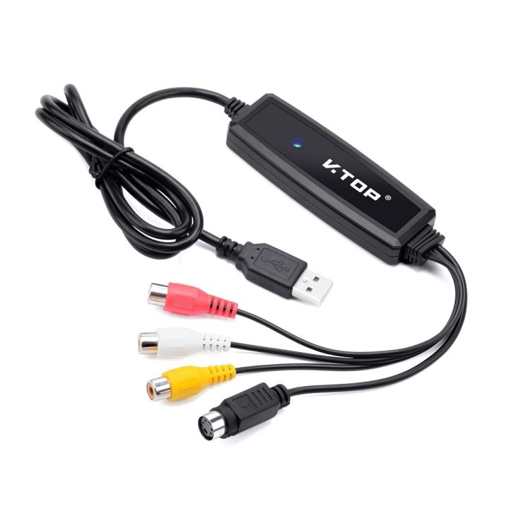V.TOP USB Video Audio Capture Card DVD Maker Driver Free Device- VHS to ...