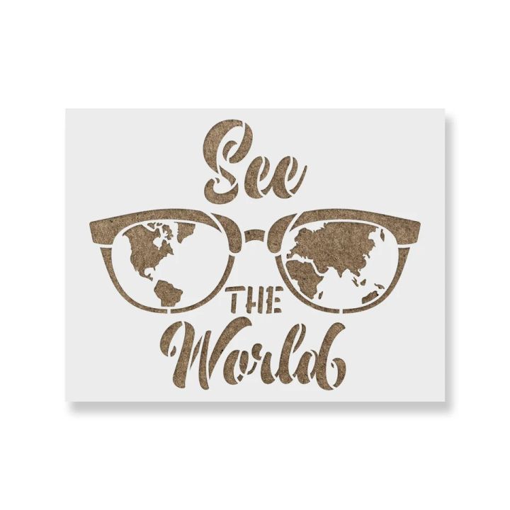 See The World Map Stencil | Daraz.pk
