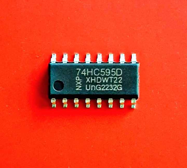74HC595 SMD IC – 8-Bit Serial-In / Parallel-Out Shift Register ...